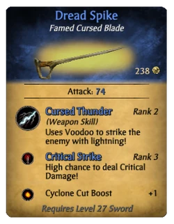 Dread Spike | Pirates Online Wiki | Fandom