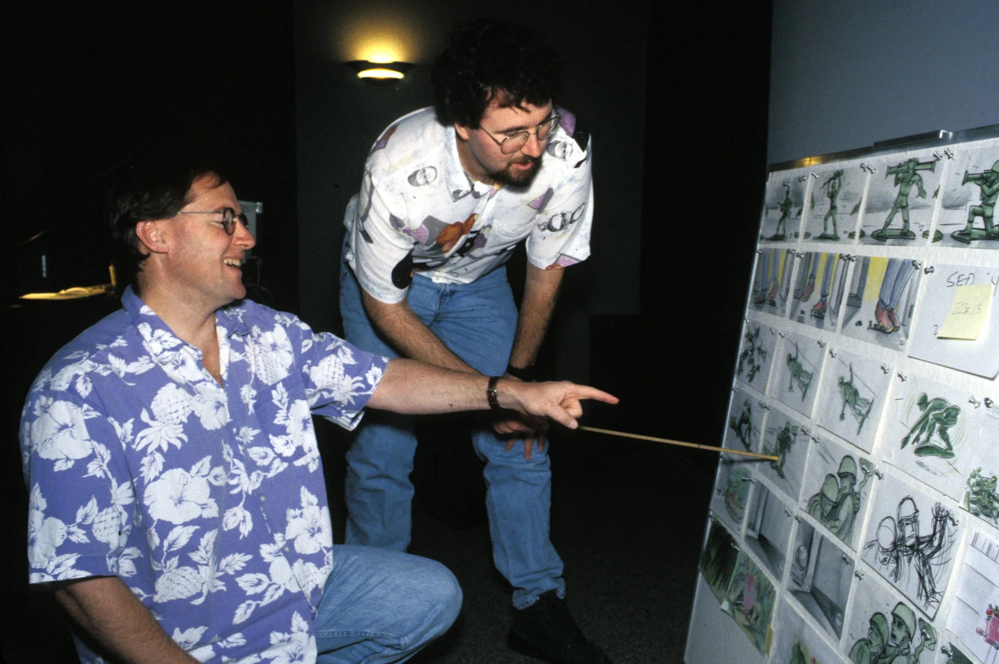 Image - Joe Ranft John Lasseter 1.jpg | Pixar Wiki | FANDOM powered by ...