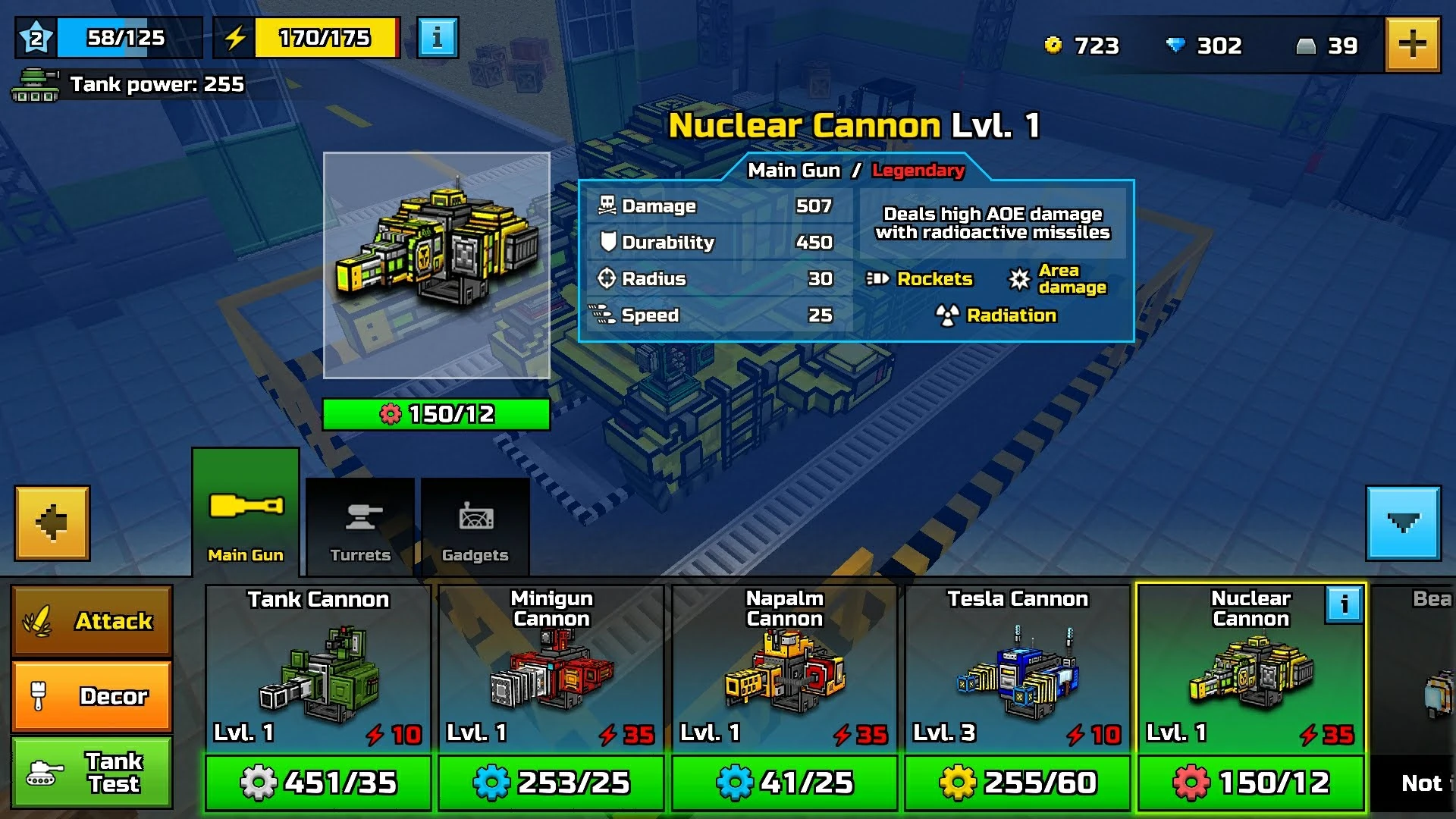 Nuclear Cannon | Pixel Gun Wiki | Fandom