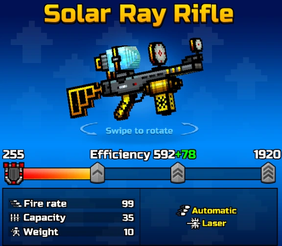 Solar Ray Rifle (PG3D) | Pixel Gun Wiki | FANDOM powered by Wikia