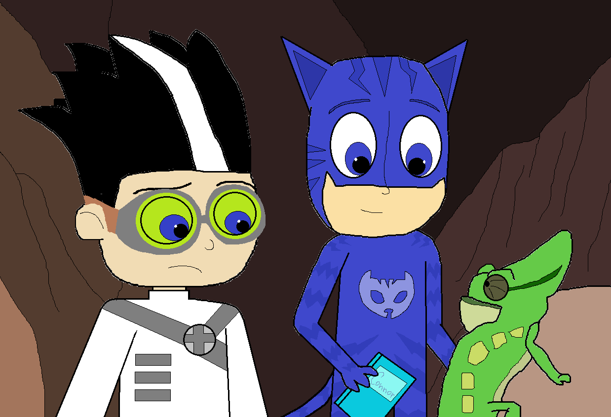 Image - Romeo and Catboy find a chameleon.png | PJ Masks Wiki | FANDOM ...
