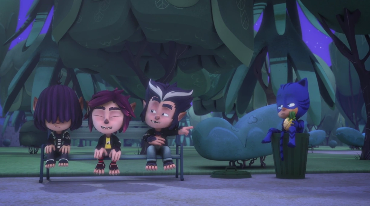 Wolfy Kids/Gallery/Munki-gu in the City | PJ Masks Wiki | Fandom