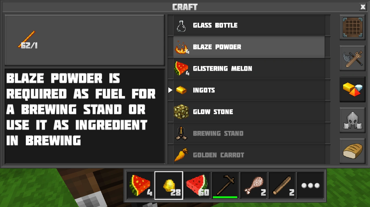 Blaze Powder | Planet of Cubes Wiki | FANDOM powered by Wikia