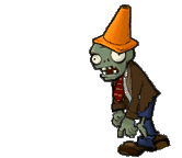 Image - Conehead Zombie.gif | Wiki Plantes contre Zombies | FANDOM ...