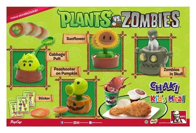 PvZ toys on KFC from 2013 | Fandom