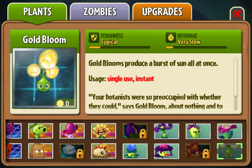 Gold Bloom/Gallery | Plants vs. Zombies Wiki | FANDOM powered by Wikia