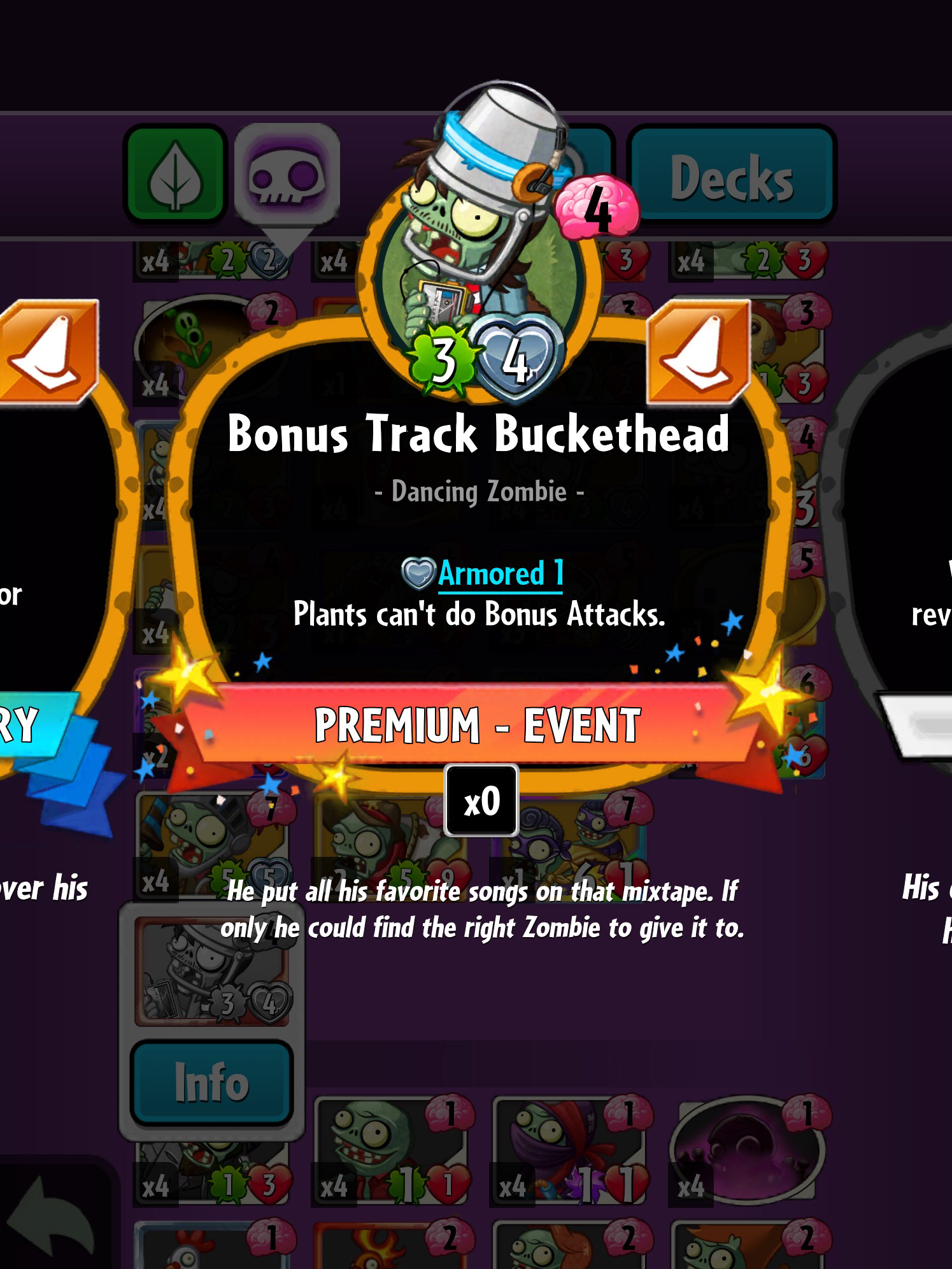 Bonus Track Buckethead Plants Vs Zombies Wiki Fandom Powered By Wikia
