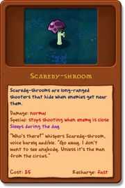 Scaredy-shroom | Plants vs. Zombies Wiki | FANDOM powered by Wikia