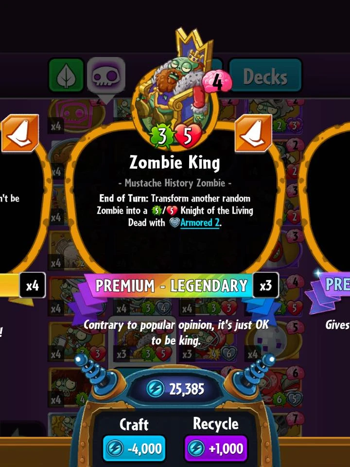 Zombie King (PvZH) | Plants vs. Zombies Wiki | Fandom