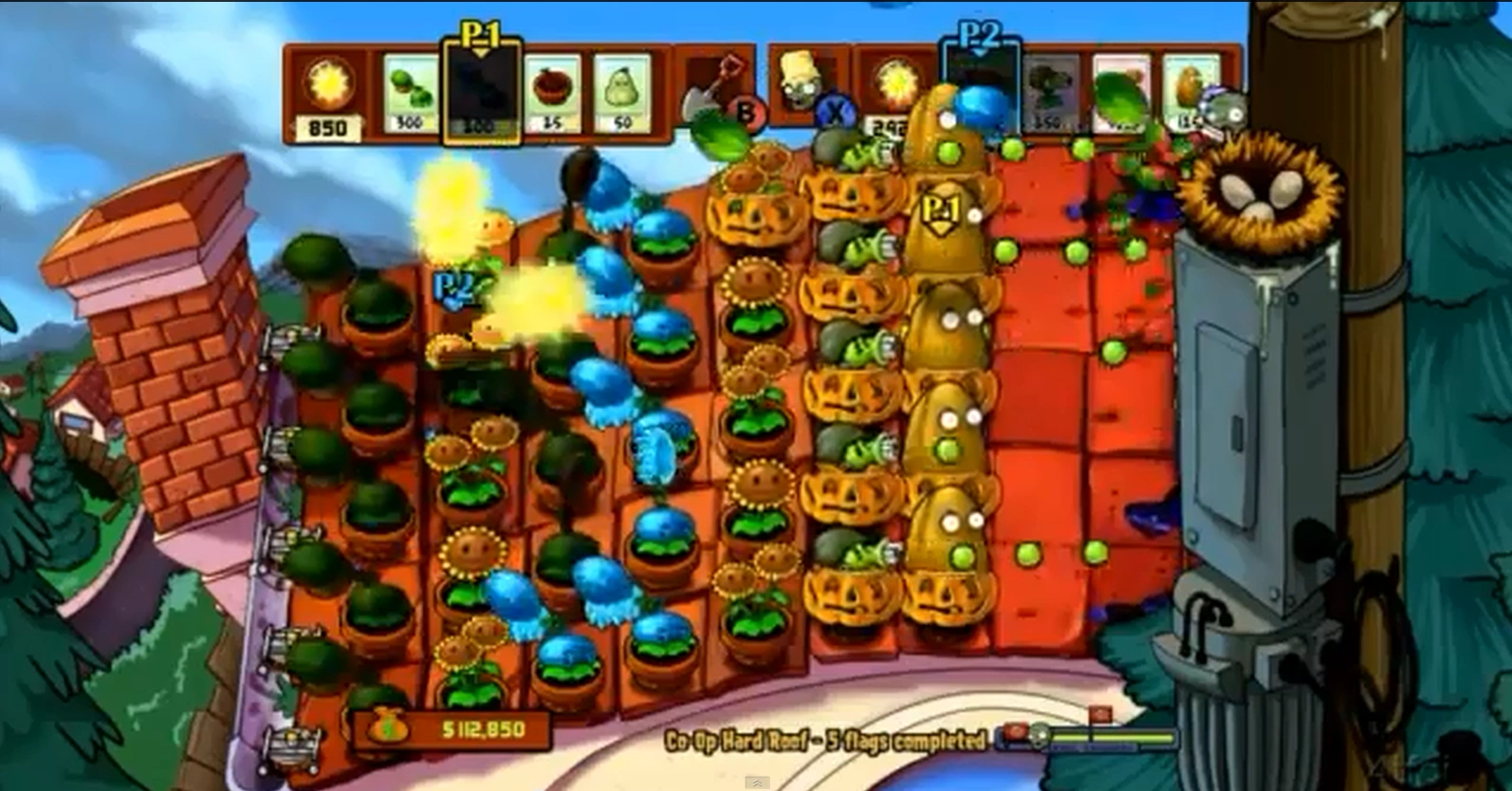 Co-op Hard Roof | Plants vs. Zombies Wiki | FANDOM powered by Wikia