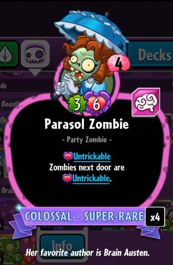 Parasol Zombie (Plants vs. Zombies Heroes) | Plants vs. Zombies Wiki ...