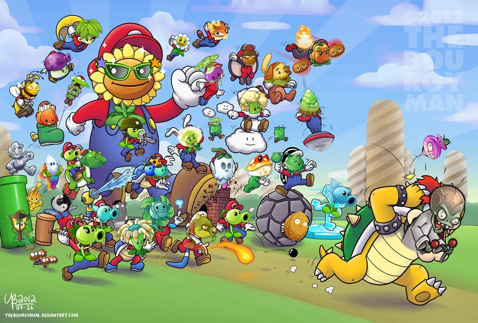 Image - Mario's power plants.png | Plants vs. Zombies Wiki | FANDOM ...