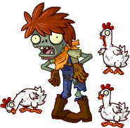 Chicken Wrangler Zombie/Gallery | Plants vs. Zombies Wiki | Fandom