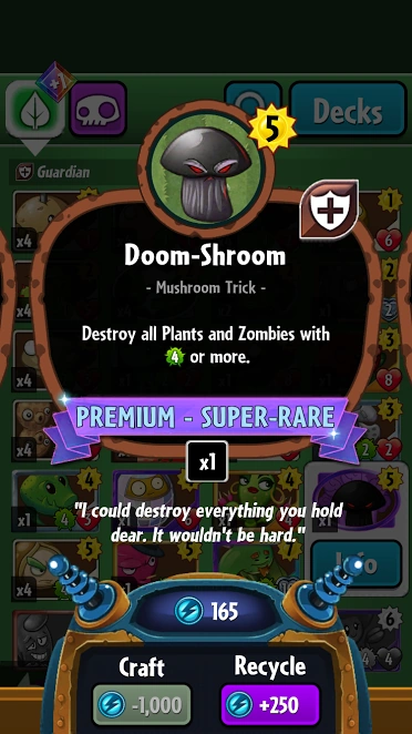 Doom-Shroom (Plants vs. Zombies Heroes) | Plants vs. Zombies Wiki | Fandom
