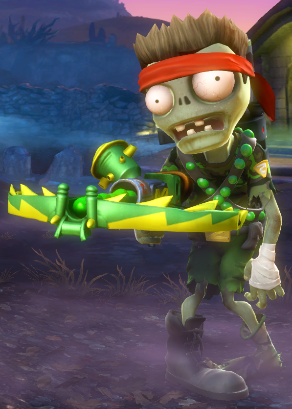 Super Commando Plants Vs Zombies Wiki Fandom Powered By Wikia