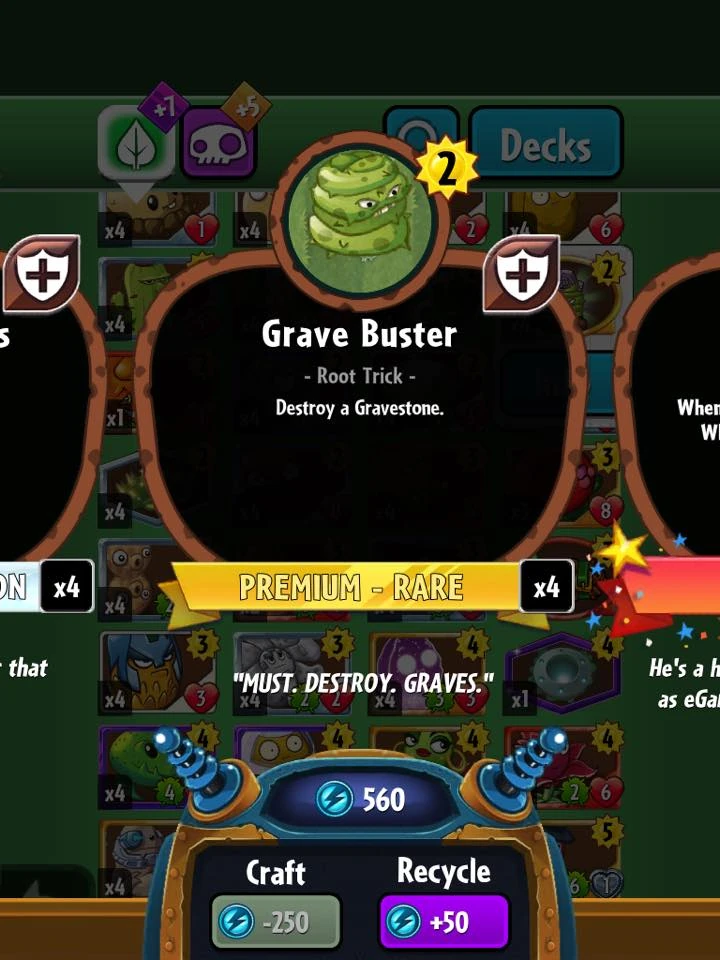 Grave Buster (Plants vs. Zombies Heroes) | Plants vs. Zombies Wiki | Fandom