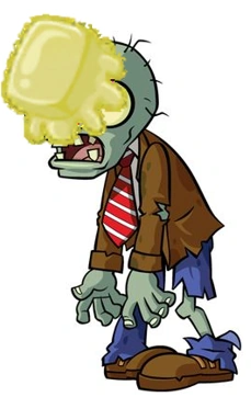 Image - Buttered Basic Zombie.png | Plants vs. Zombies Wiki | FANDOM ...