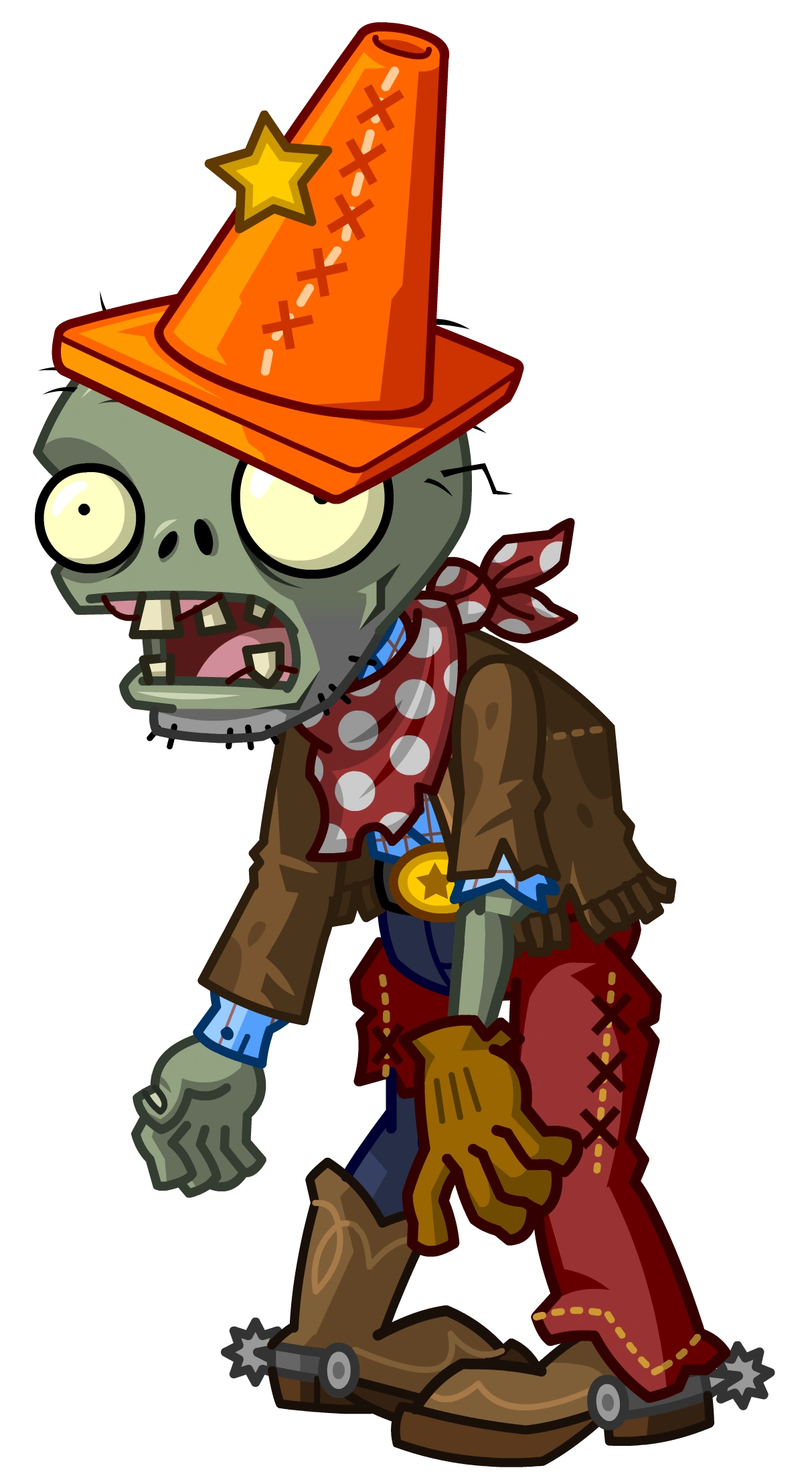 Image - HD Cowboy Conehead.png | Plants vs. Zombies Wiki | FANDOM ...