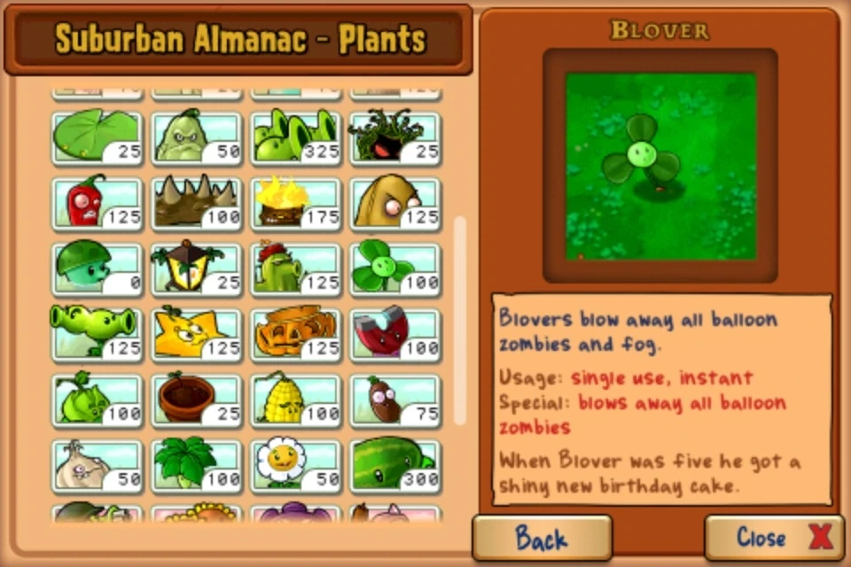 Blover/Gallery | Plants vs. Zombies Wiki | Fandom