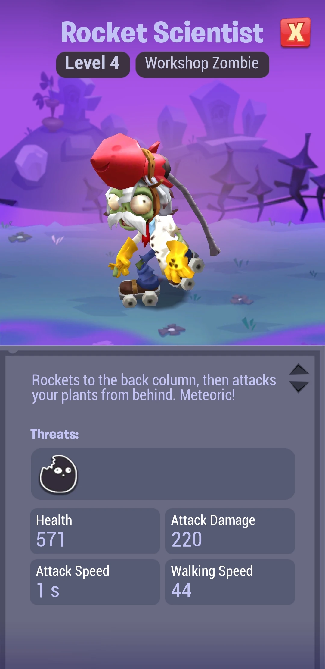 Rocket Scientist | Plants vs. Zombies Wiki | Fandom