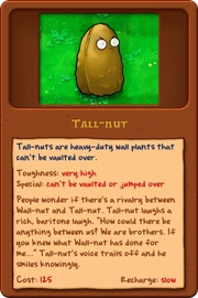 Tall-nut | Plants vs. Zombies Wiki Tiếng Việt | FANDOM powered by Wikia