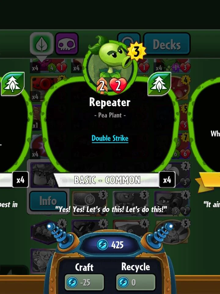 Repeater (Plants vs. Zombies Heroes) | Plants vs. Zombies Wiki | Fandom