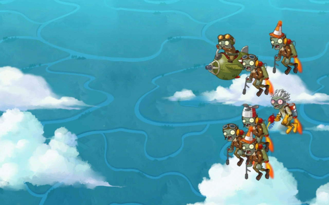 Sky City - Day 10 | Plants vs. Zombies Wiki | Fandom