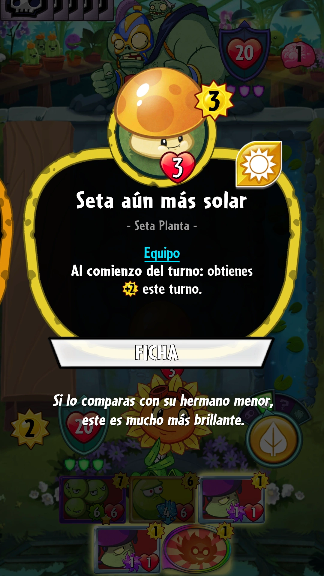 Seta aún más solar | Wiki Plants vs. Zombies | Fandom