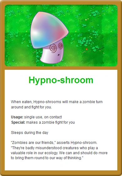 Hypno-shroom/Gallery | Plants vs. Zombies Wiki | Fandom