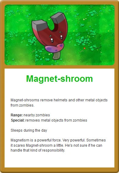 Magnet-shroom/Gallery | Plants vs. Zombies Wiki | Fandom