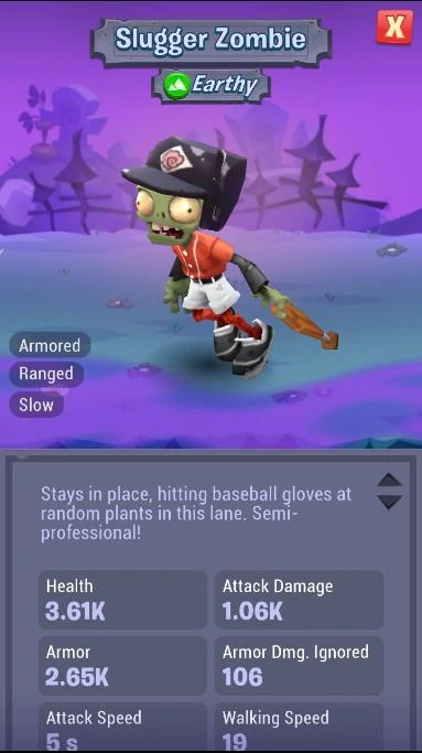 Slugger Zombie | Plants vs. Zombies Wiki | Fandom