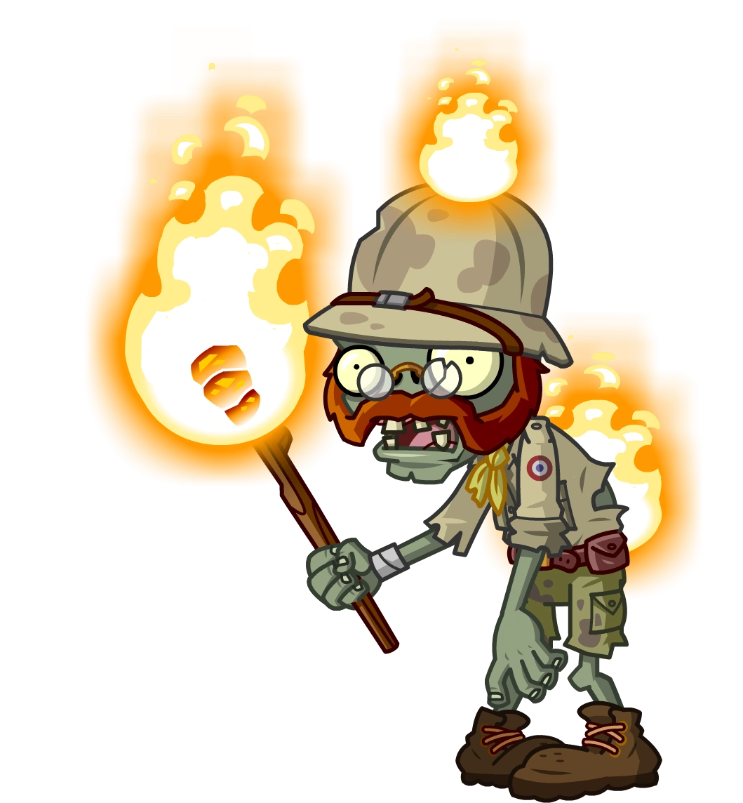 Image - HD Torchlight Zombie.png | Plants vs. Zombies Wiki | FANDOM ...
