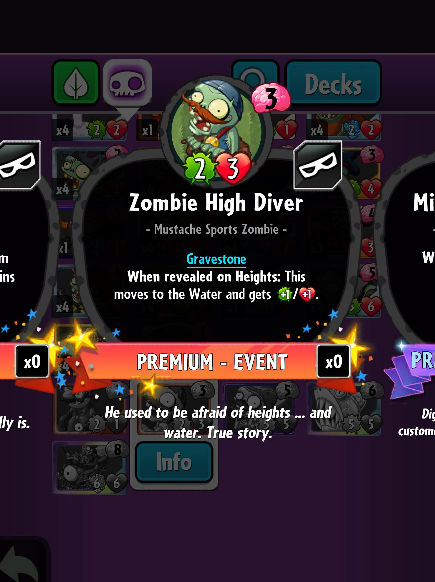 Zombie High Diver/Gallery | Plants vs. Zombies Wiki | Fandom