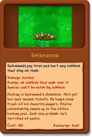 Spikeweed (Plants vs. Zombies) | Plants vs. Zombies Wiki | Fandom
