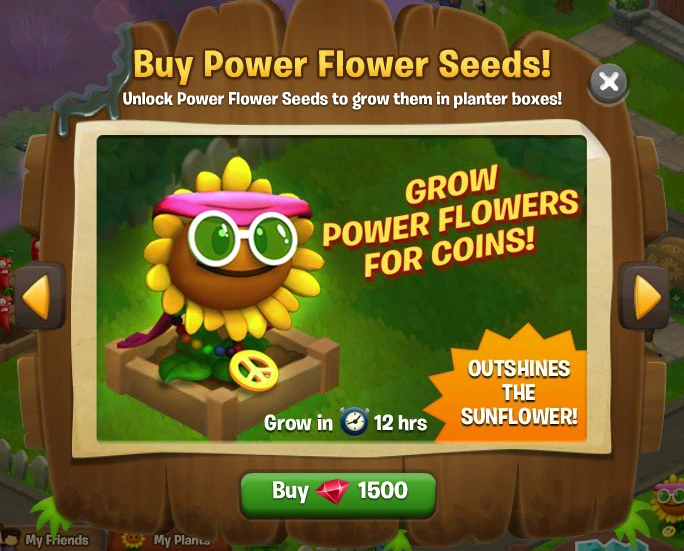 Power Flower (Plants vs. Zombies Adventures) | Plants vs. Zombies Wiki ...