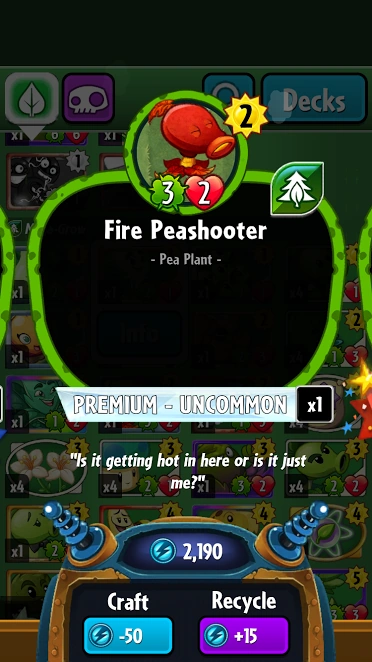 Fire Peashooter (Plants vs. Zombies Heroes) | Plants vs. Zombies Wiki ...