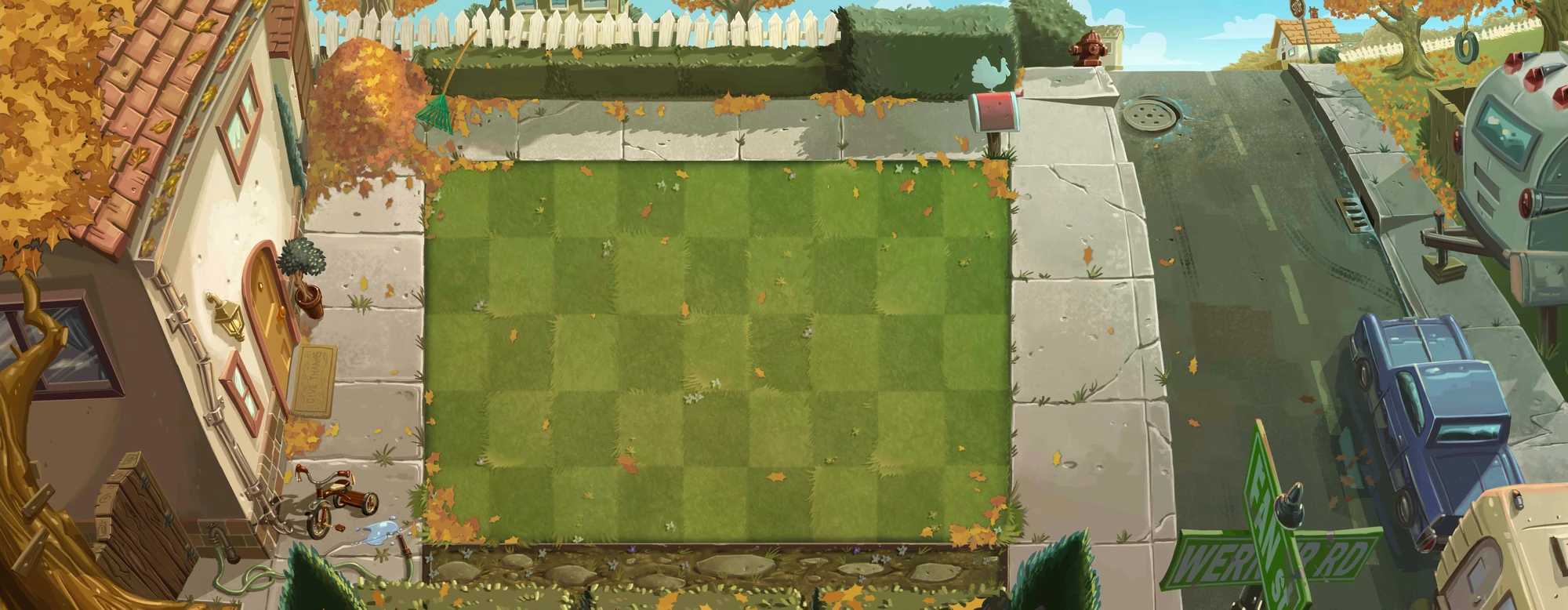 Image - Food Fight Lawn.png | Plants vs. Zombies Wiki | FANDOM powered ...