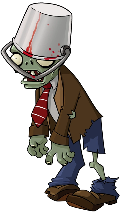 Image - Buckethead Zombie.png | Plants vs. Zombies Wiki | FANDOM ...