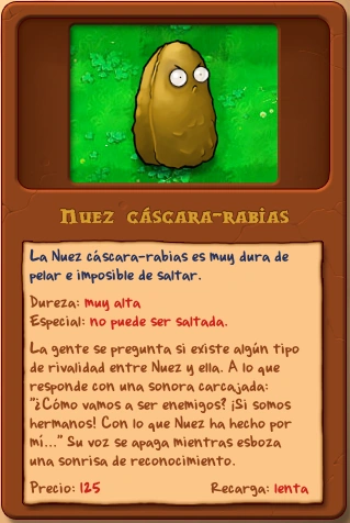 Nuez Cáscara-rabias/Galería | Wiki Plants vs. Zombies | Fandom