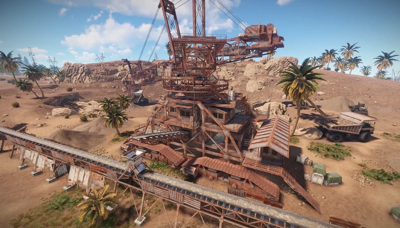 Large Excavator Pit | Rust Wiki | Fandom