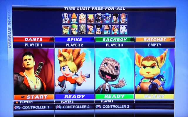 Image - PSASBR character select screen Aug2012.jpg | PlayStation All ...