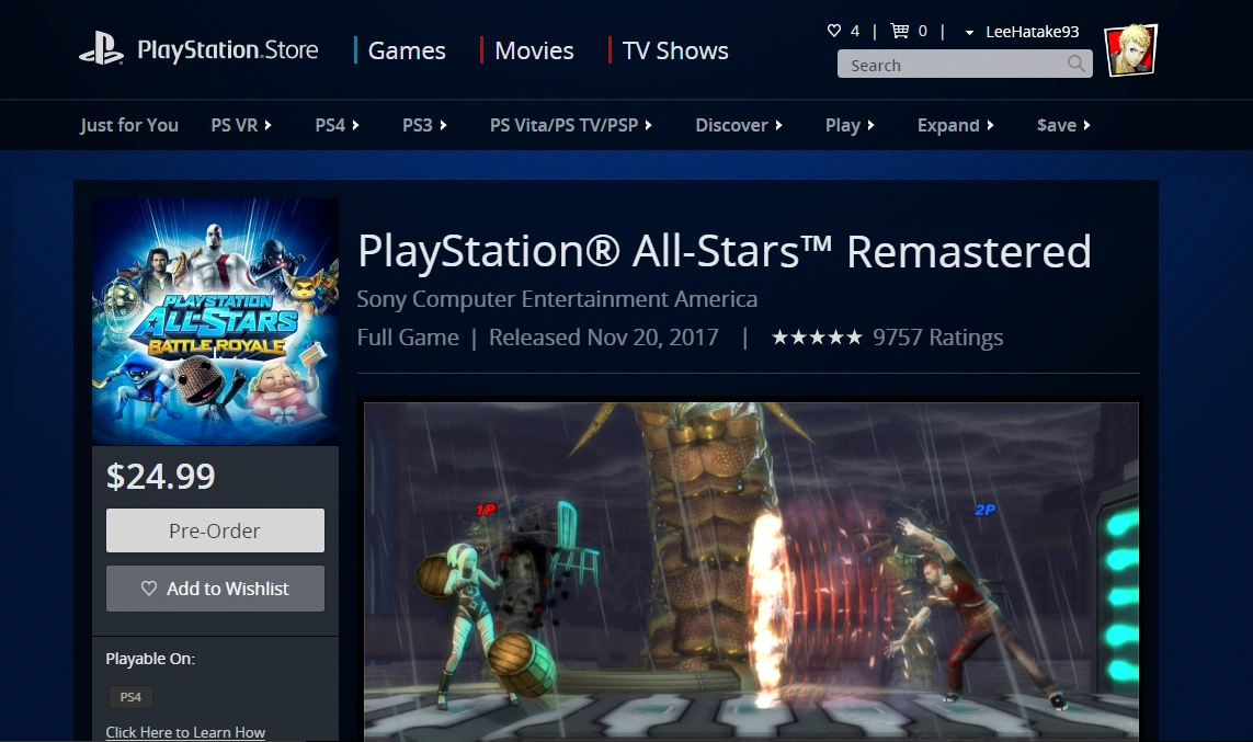 PlayStation All-Stars Battle Royale: PS4 Edition | PlayStation All ...