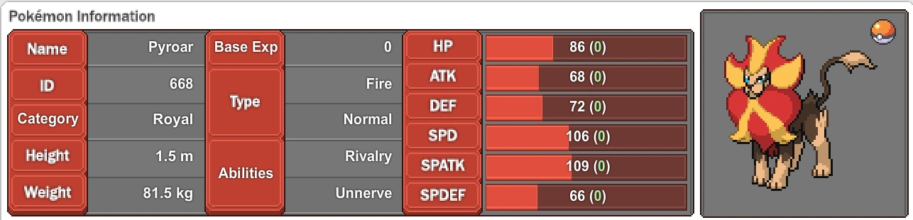 Pyroar | Pokemon Planet Wikia | Fandom