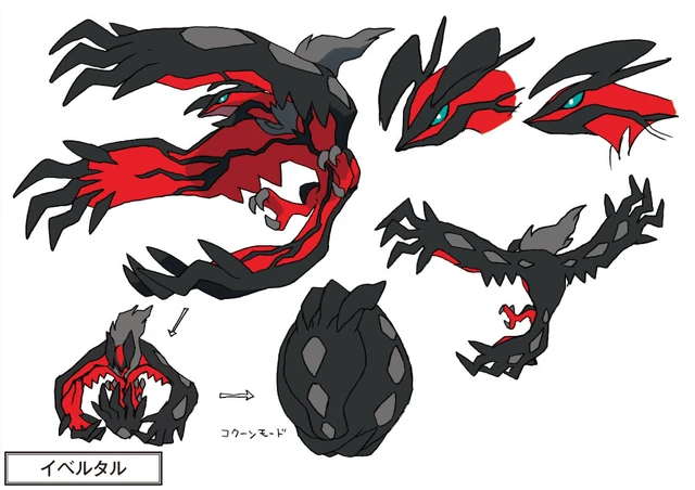 Image - Yveltal concept art.png | Pokémon Wiki | FANDOM powered by Wikia