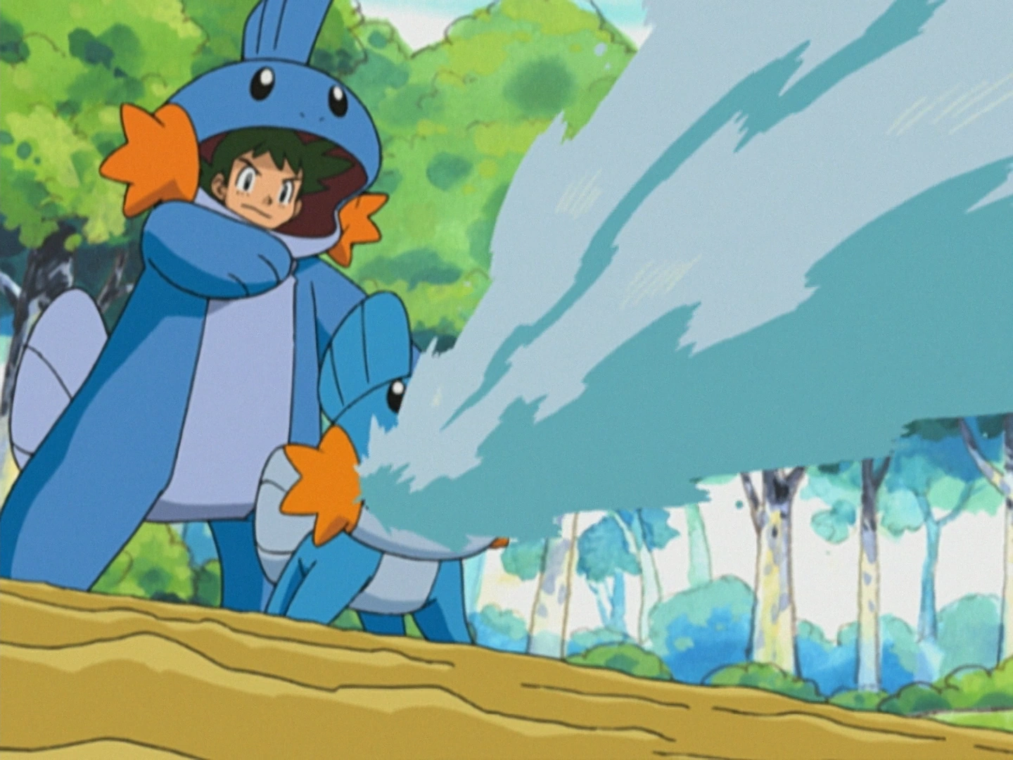 Image - Nicholai Mudkip Water Gun.png | Pokémon Wiki | FANDOM powered ...
