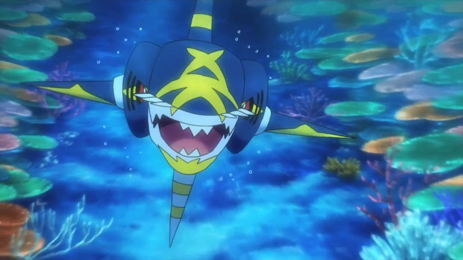 Image - Mega Sharpedo Trailer Anime.png | Pokémon Wiki | FANDOM powered ...