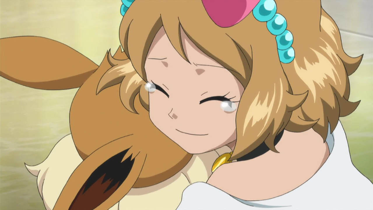 Image Serena En Eevee Xy090png Nederlandse Pokémon Wiki Fandom Powered By Wikia