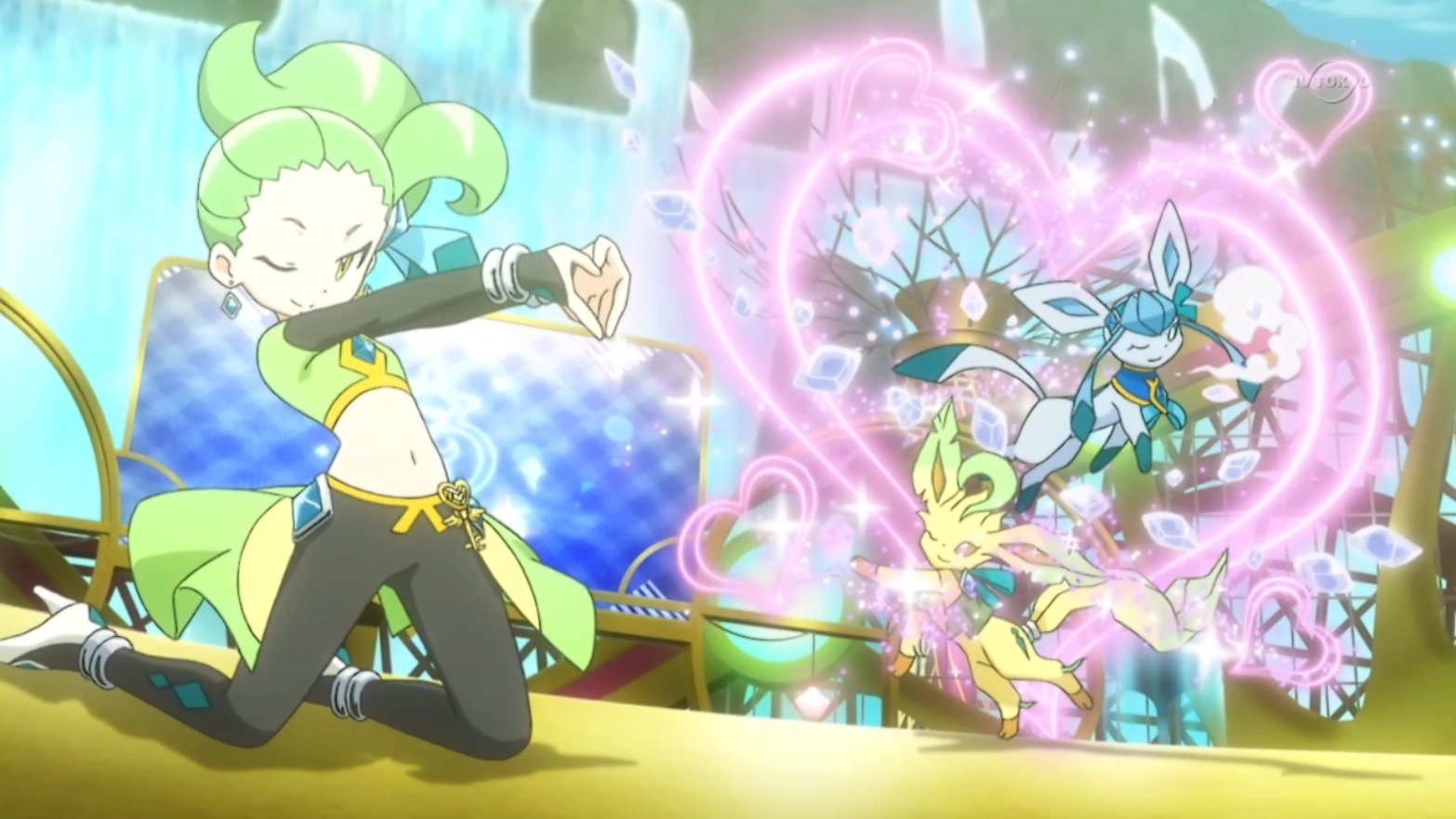 Image - Sara Lee Leafeon Glaceon Attract.png | Pokémon Wiki | FANDOM ...