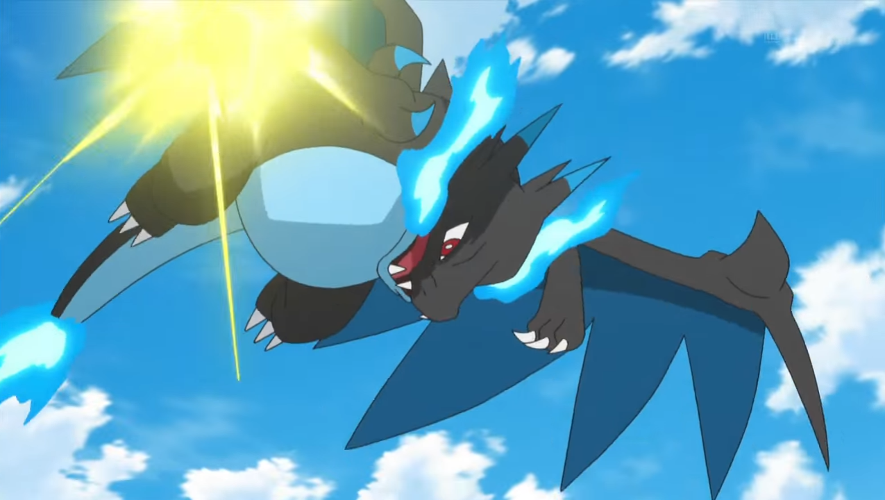 Image Alain Mega Charizard X Thunder Punchpng Pokéfanon Fandom