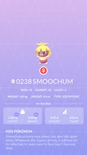 Smoochum | Pokémon GO Wiki | Fandom